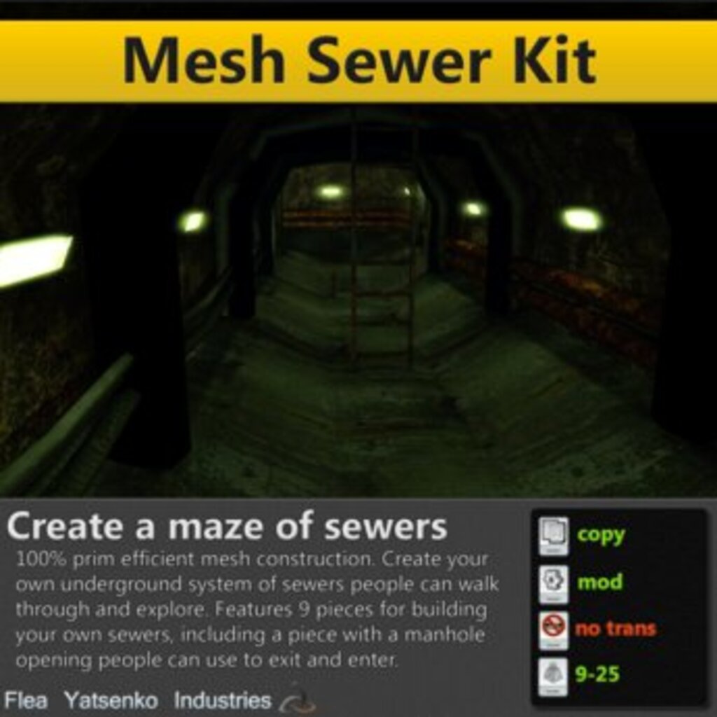 [FYI] Mesh Underground Sewer Tunnel Kit